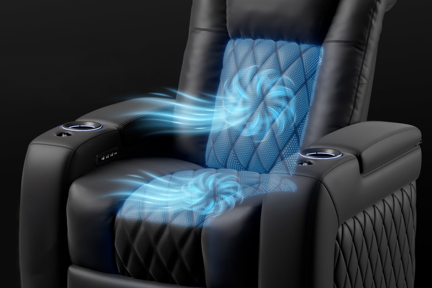 Tuscany Ultimate Heat & Ventilation Cinema Seating – Premium Recliner ...